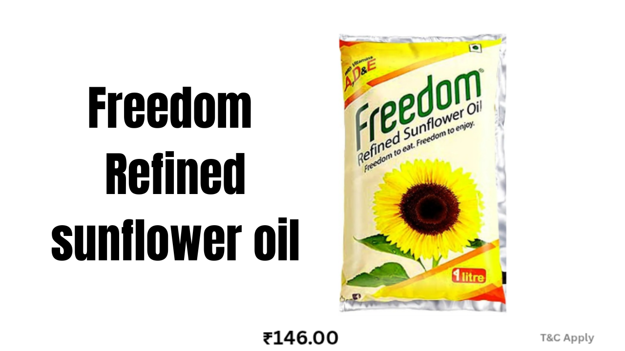Freedom Refined Sunflower Oil 1 L